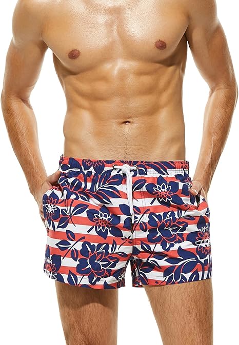 SEOBEAN Mens Low Rise Sports Short Swimwear Board Shorts | Amazon.com