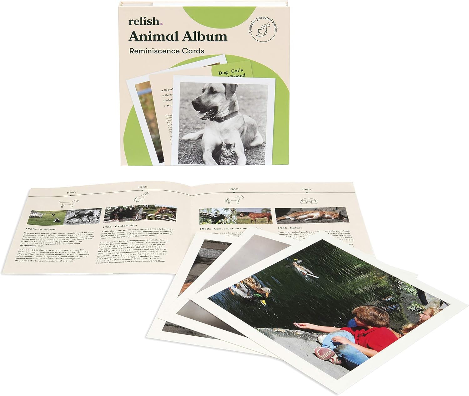 Relish Animals Themed Memory & Conversation Card Games – Dementia Aids ...