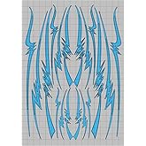 Amazon.com: LTE1003P Graphic Lightning Vinyl Paint Mask/Stencil Kit for ...