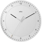 Amazon.com: Braun Classic Analogue Wall Clock with Silent Sweeping ...