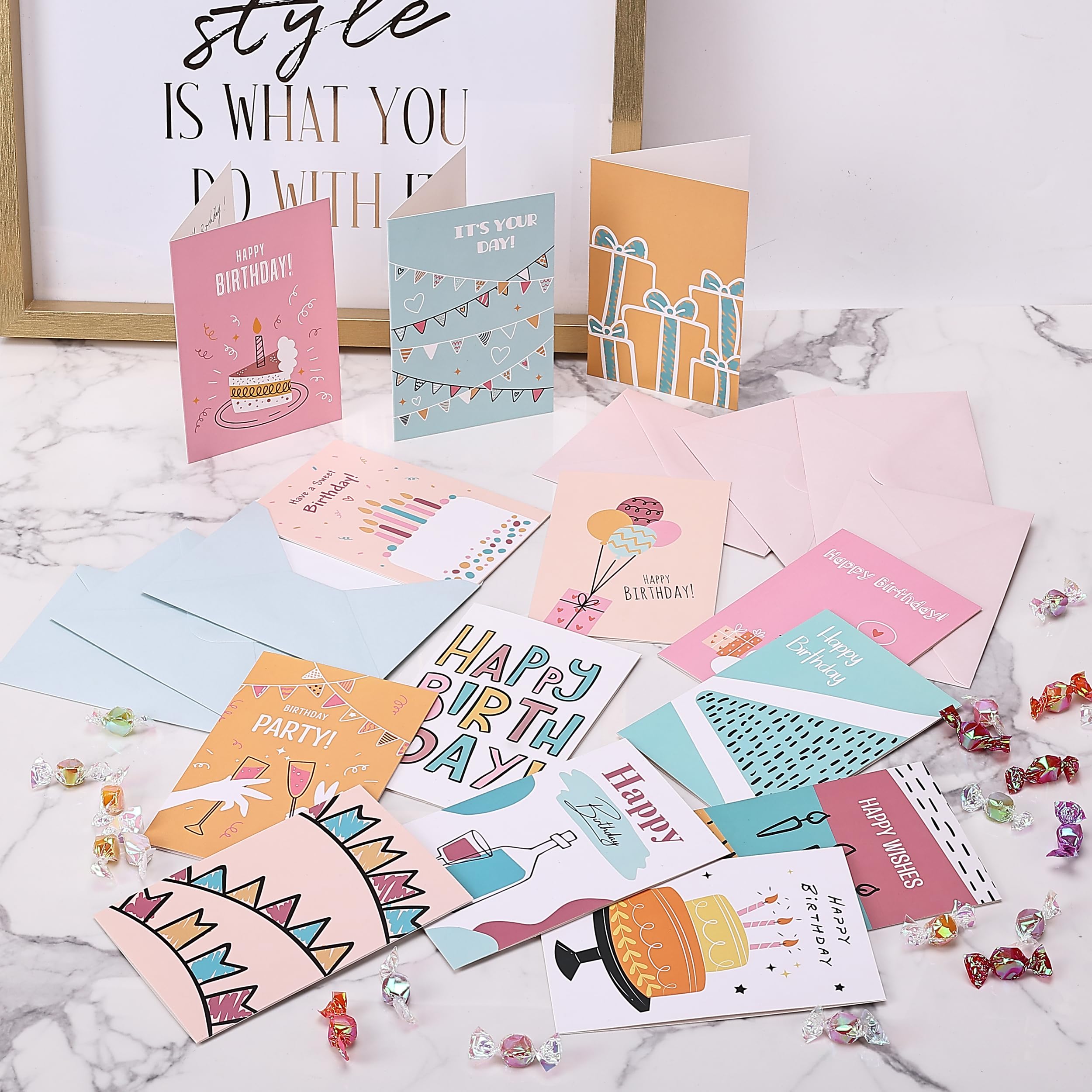 Mua Mr. Pen- Assorted Birthday Cards with Envelopes, 20 Pack, 4 x 6 ...