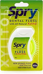 Amazon.com: Spry Sponge Floss with Xylitol, 40 Meters: Health ...