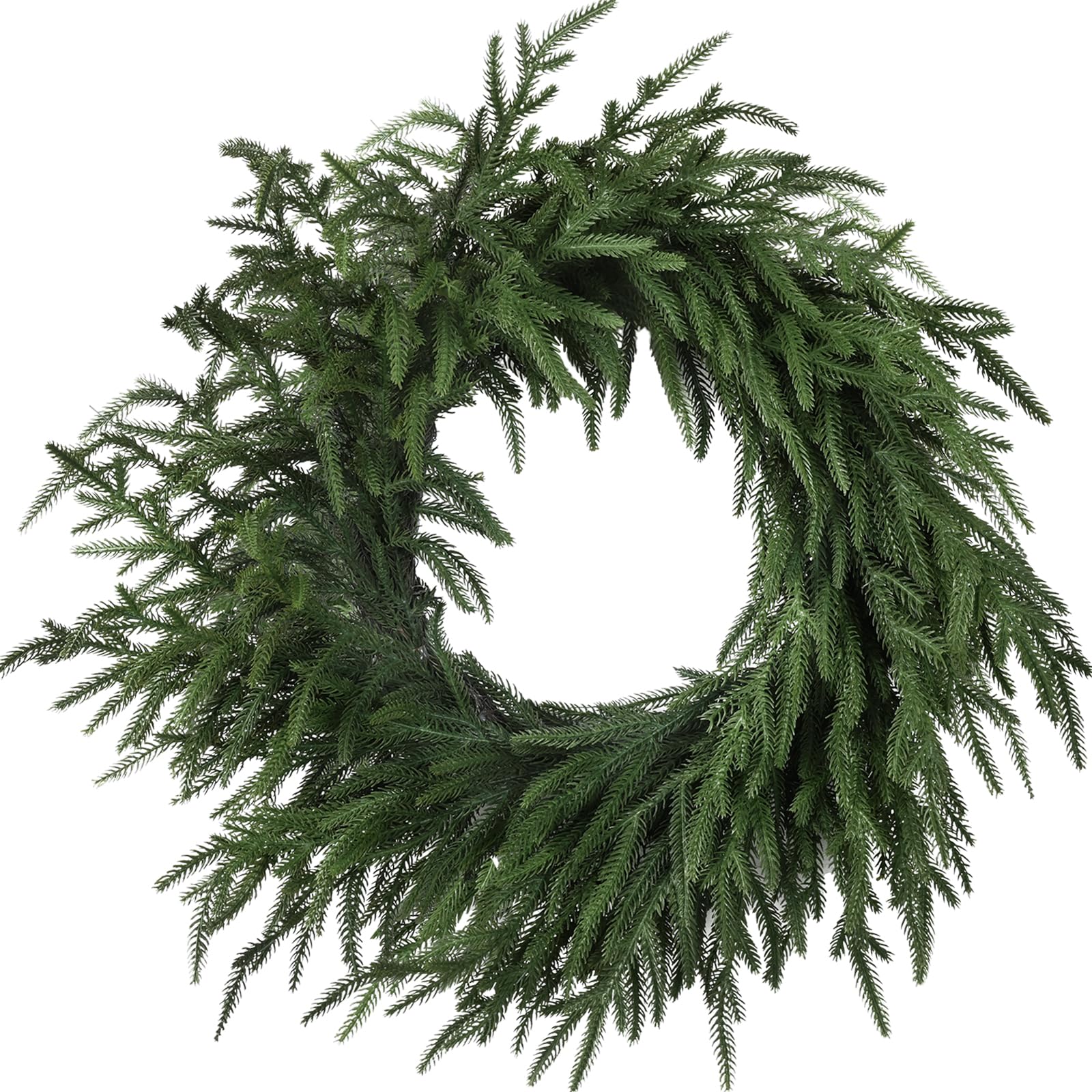 Artgar 24 Inch Christmas Wreath Pine Wreath Christmas Wreaths for Front ...