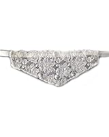 Lace Bra Insert - Modesty Panel - Decollete Cover Up - Floral - Black S ...