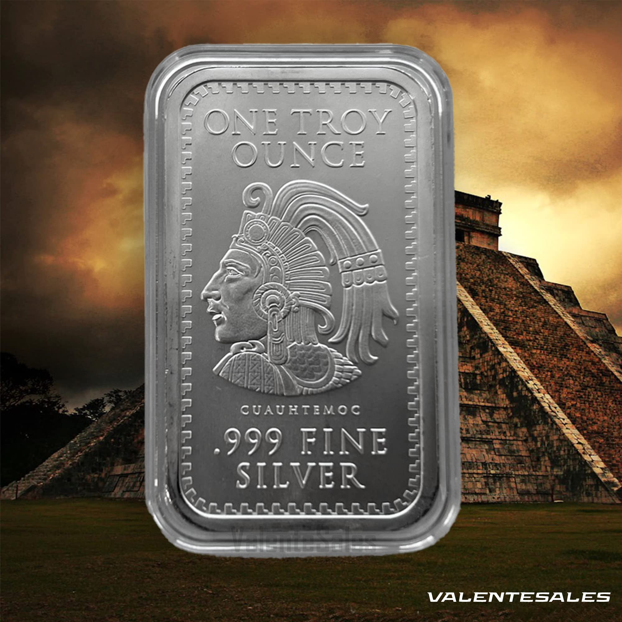 Mua 1 oz .999 Silver Aztec Calendar Bar Silver trên Amazon Mỹ chính ...