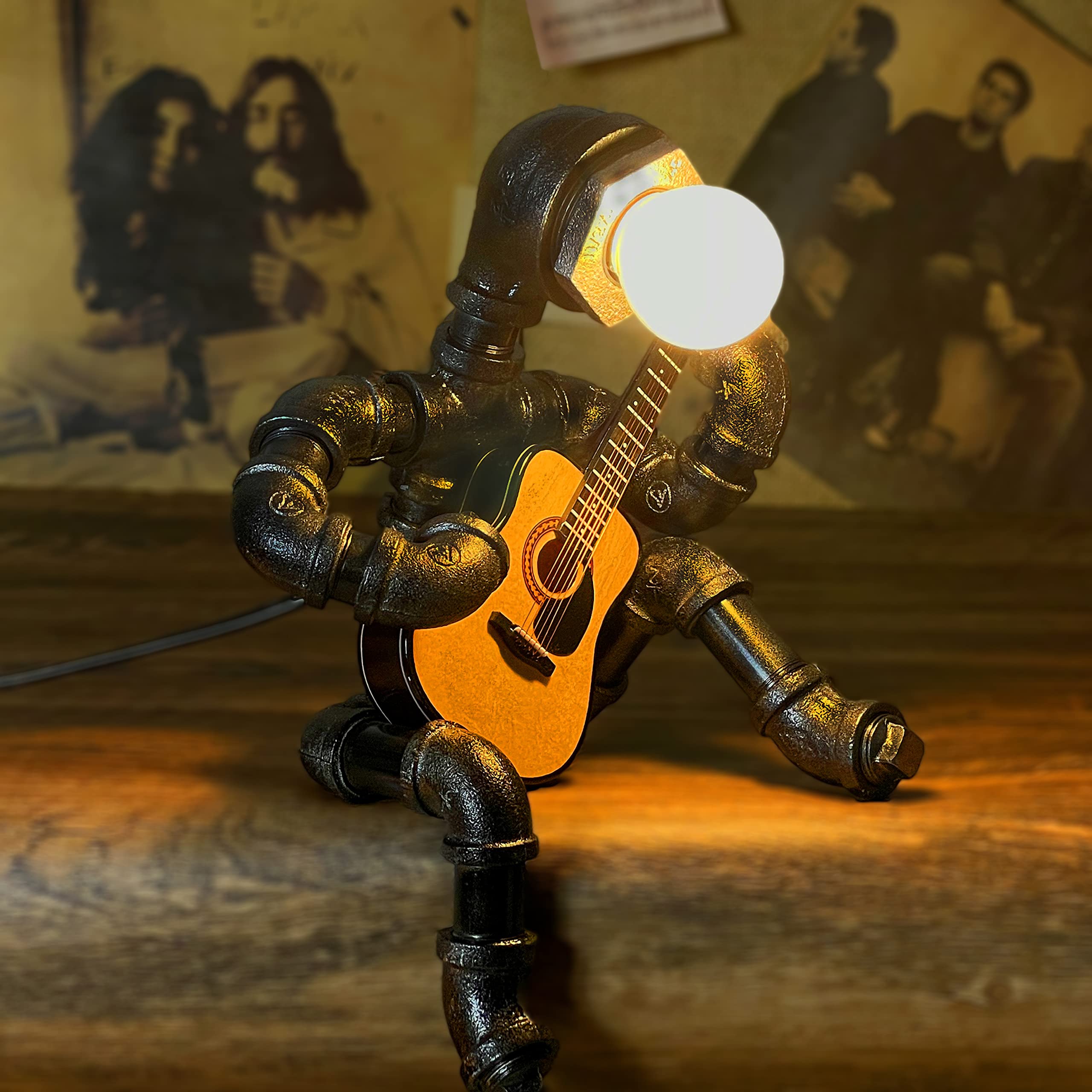 Mua Fhomhair&Greine Music Guitar Table Lamp Art Decor, Cool Guitar ...