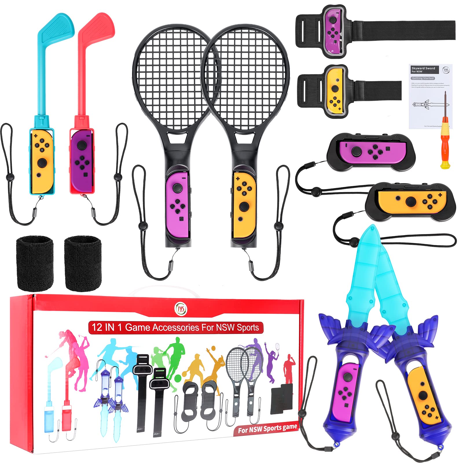Mua Switch Sports Accessories, 12 in 1 Family Party Pack Game ...