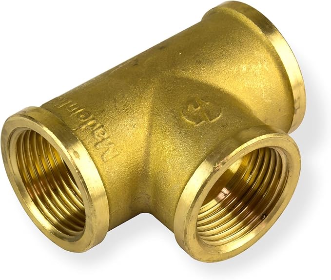 Stabilo-Sanitaer Messingfitting T Stück 1/2 Zoll DN15 Abzweig Messing Fitting Gewindefitting ...