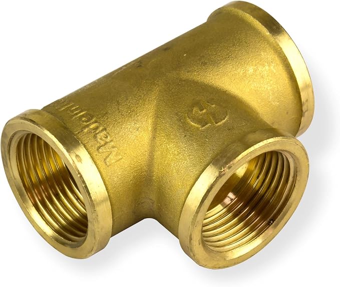 Plumbing Stabilisation Brass Fitting Tee 3 4 Inch DN20 Junction Fitting Plumbing Stabilisation Brass Fitting Tee 3 4 Inch DN20 Junction Fitting