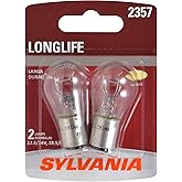 Amazon.com: SYLVANIA 3357/3457 Long Life Miniature Bulb, (Contains 2 Bulbs) : Automotive