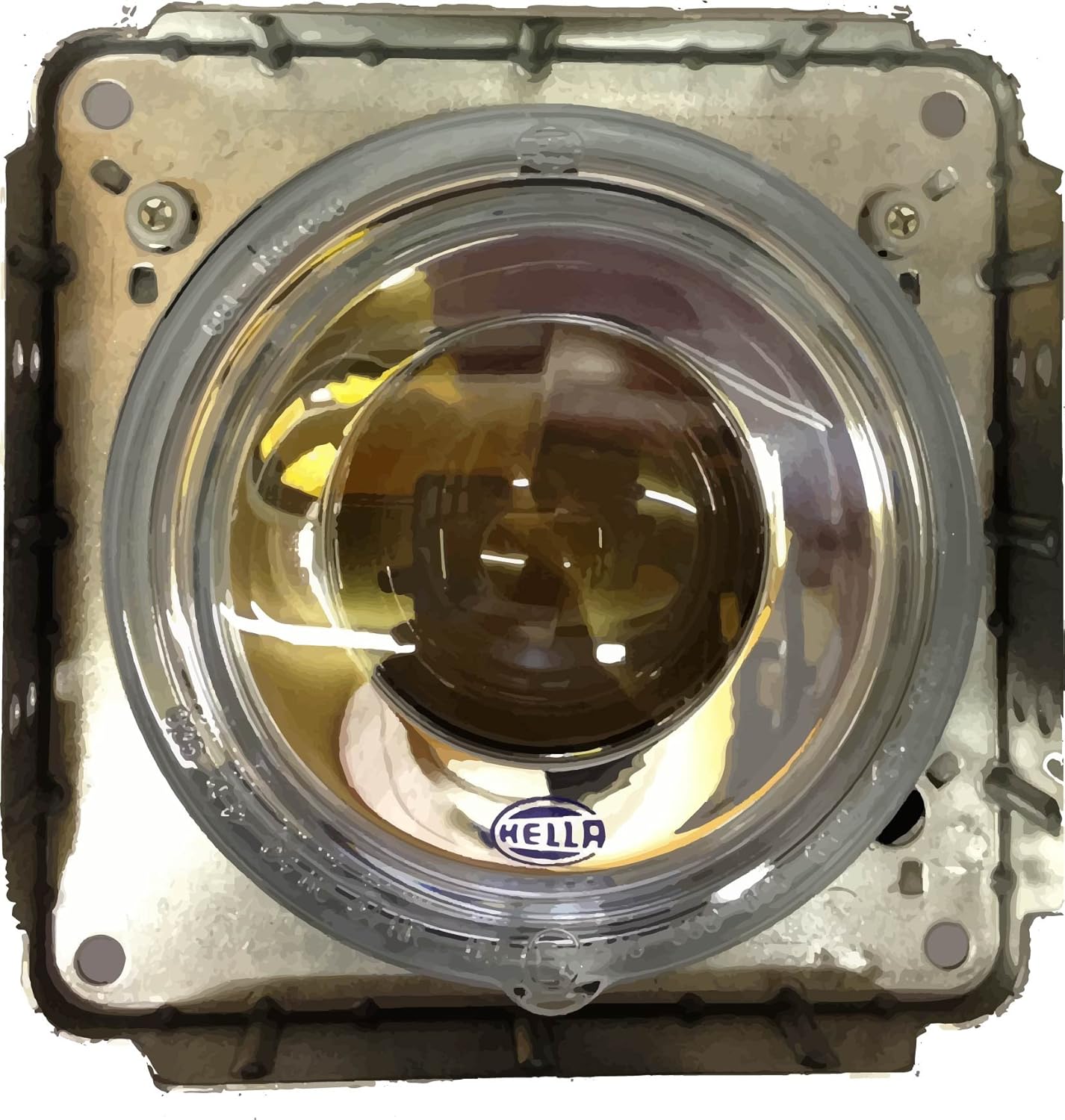 HELLA 1BL 007 834-047 Halogen Insert, headlight, Left or Right: Amazon ...