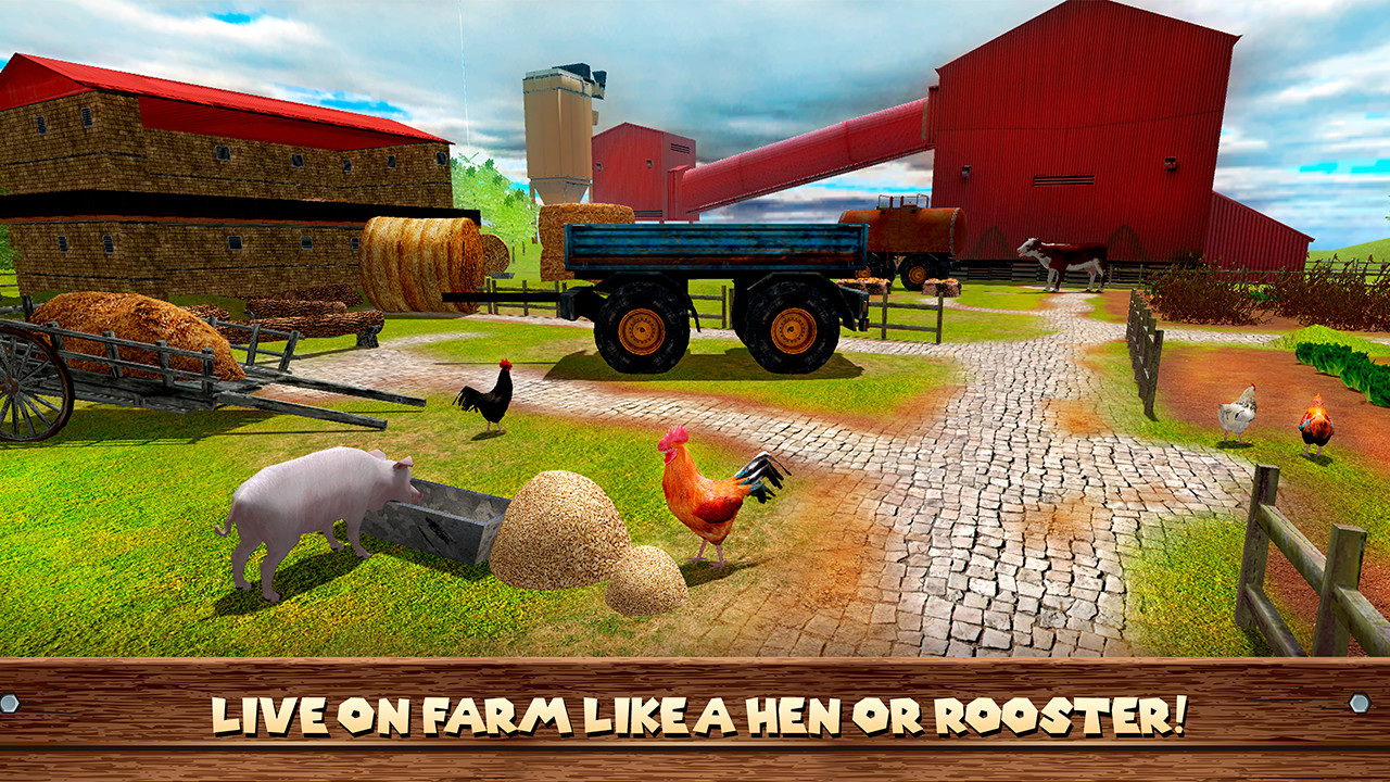 Amazon.com: Chicken and Hen Simulator 3D - Farm Animals Life | Birdy ...