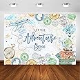Amazon.com : Avezano Adventure Backdrop Let The Adventure Begin Theme ...