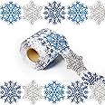 Amazon.com: 68.9 Feet Winter Snowflake Bulletin Board Borders, Shine ...