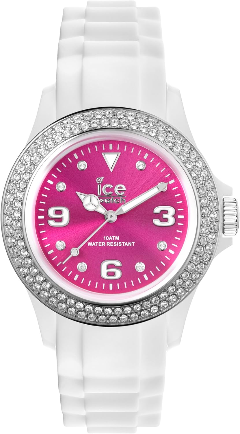 Ice-Watch Women's Quartz Watch with Pink Dial Analogue Display and ...