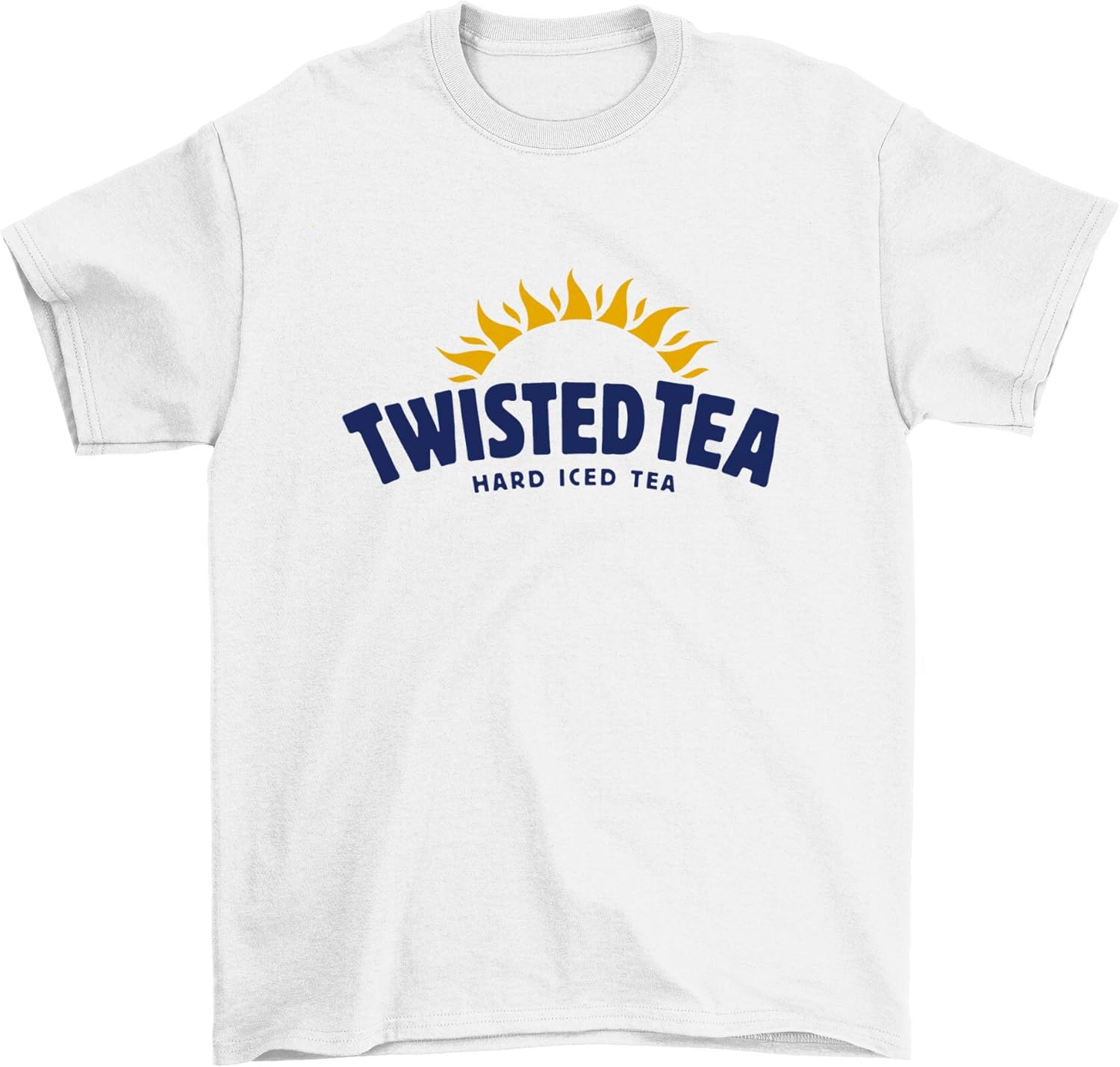 Amazon.com: urbanstyle Men's Twisted Tea Crewneck Funny Tee Design ...