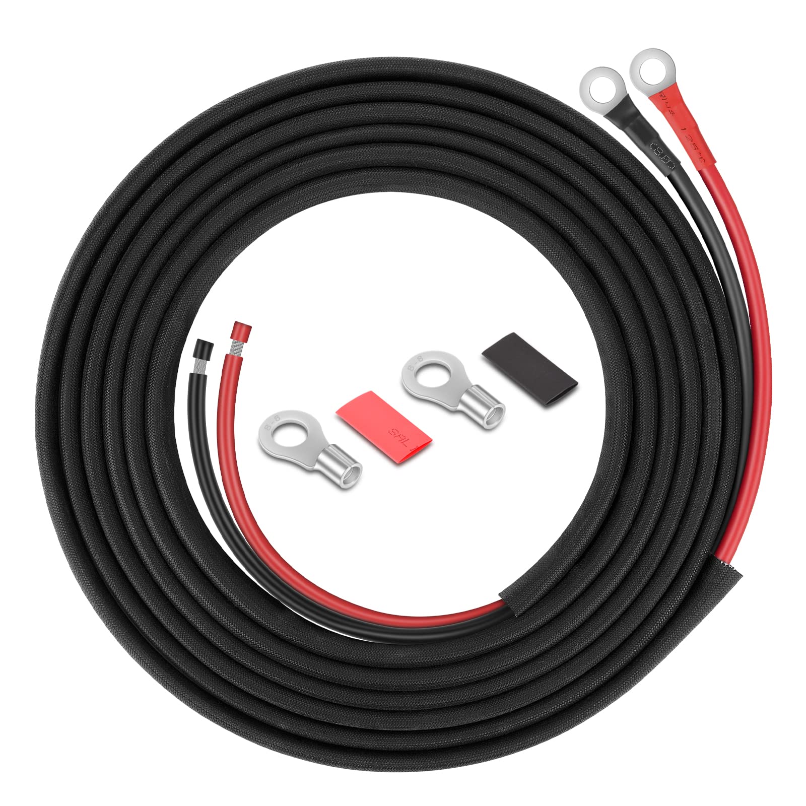 Geosiry 10 Gauge Battery Cable, 10 Gauge Wire Connect Battery and ...