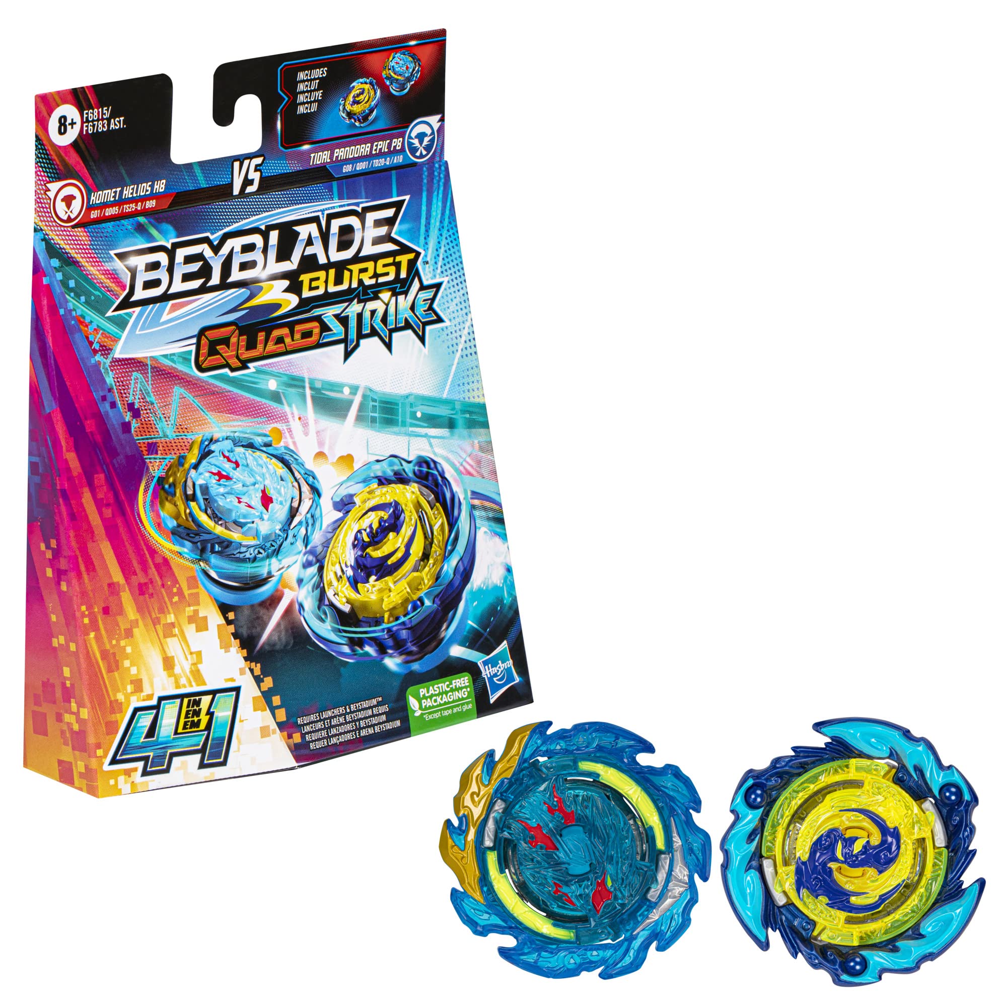 Bey Launcher Lanzador Beyblade Amazon Beyblade Burst QuadDrive Spinning ...