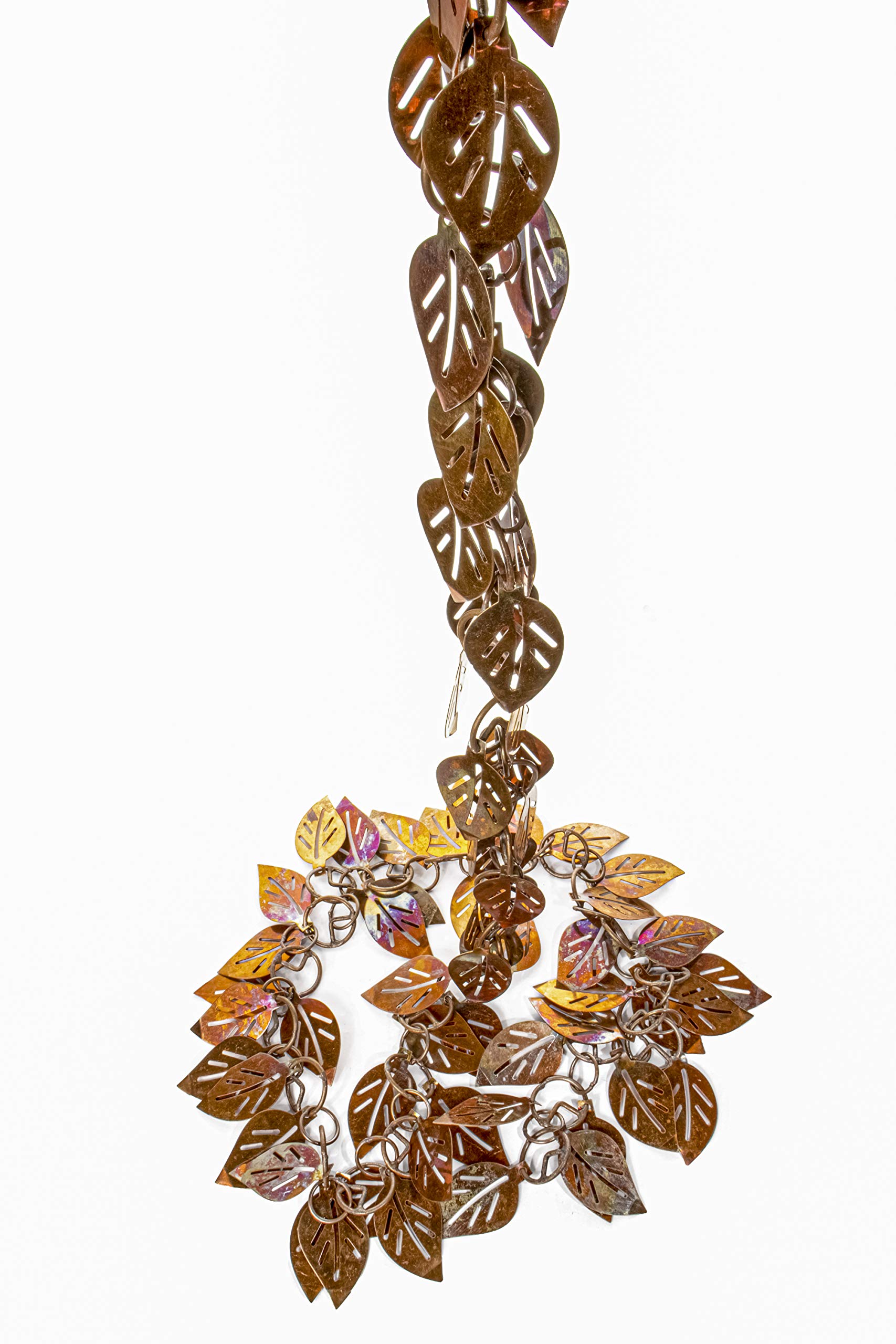 Mua Monarch Rain Chains 10006 Pure Copper Cascading Leaves, 8-1/2 Feet ...