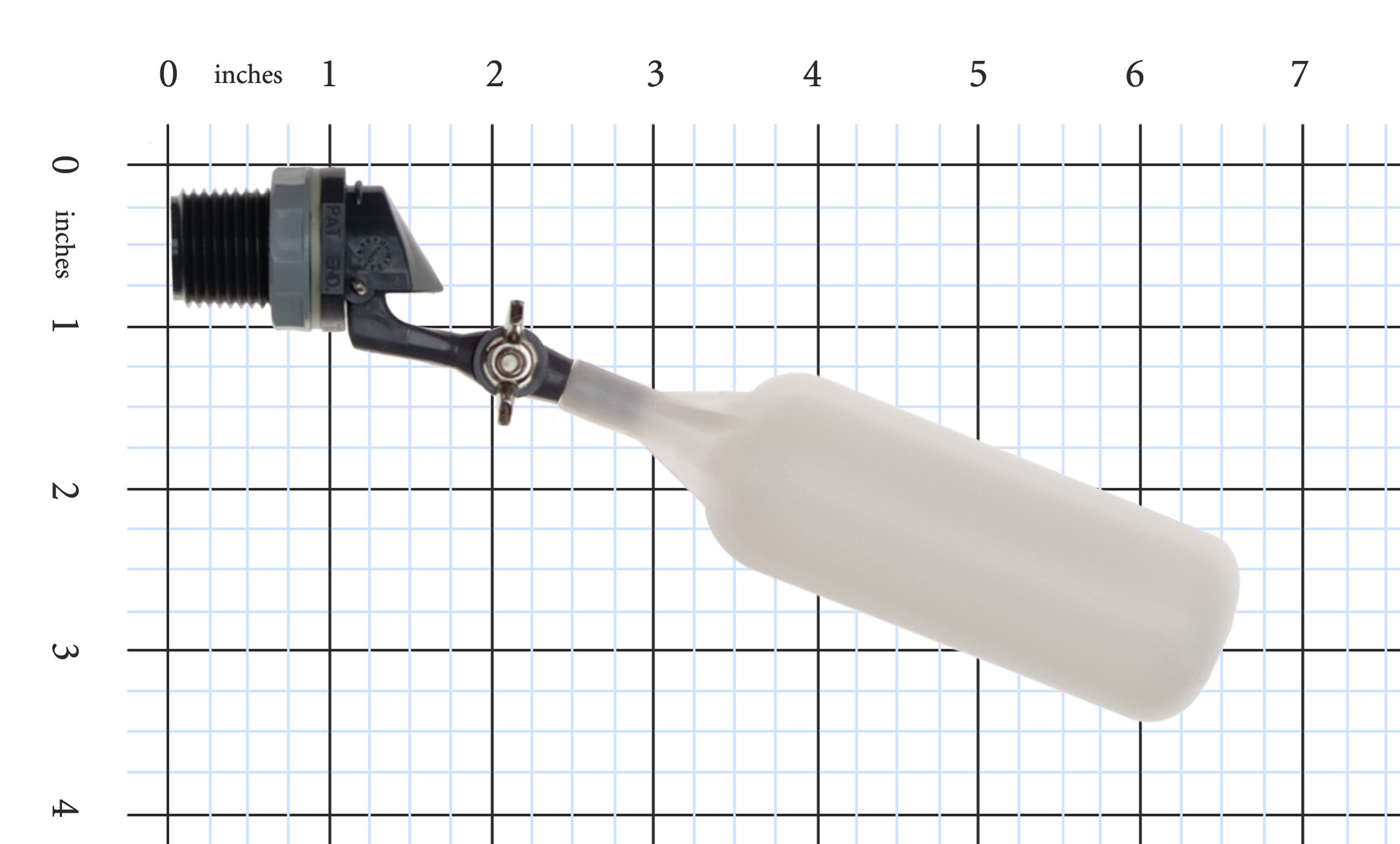 Mua Kerick Valve MA052 PVC Mini Float Valve, Tank Mount, Adjustable Arm ...