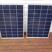 ECO-WORTHY 200 Watt Mono Solar Panel with LCD Charge Controller + Solar ...