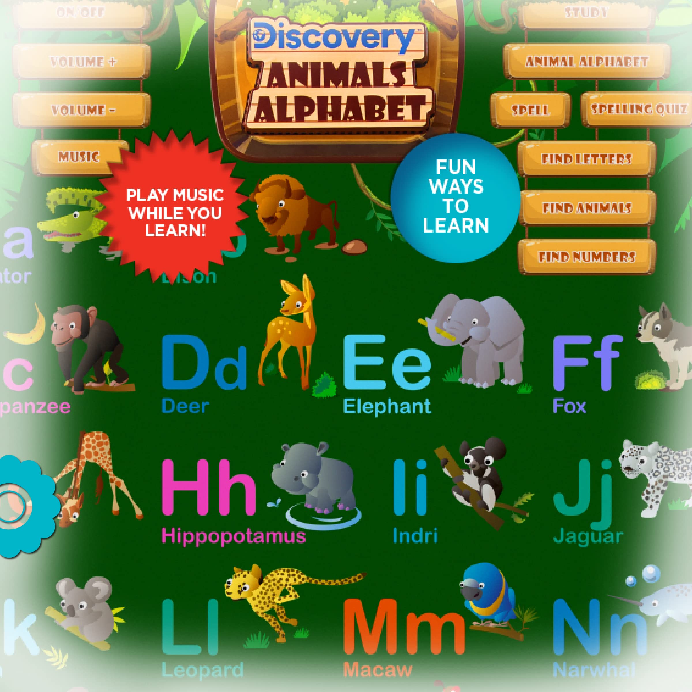 Mua DISCOVERY KIDS Animal Alphabet Electronic Learning Board, 2 ...