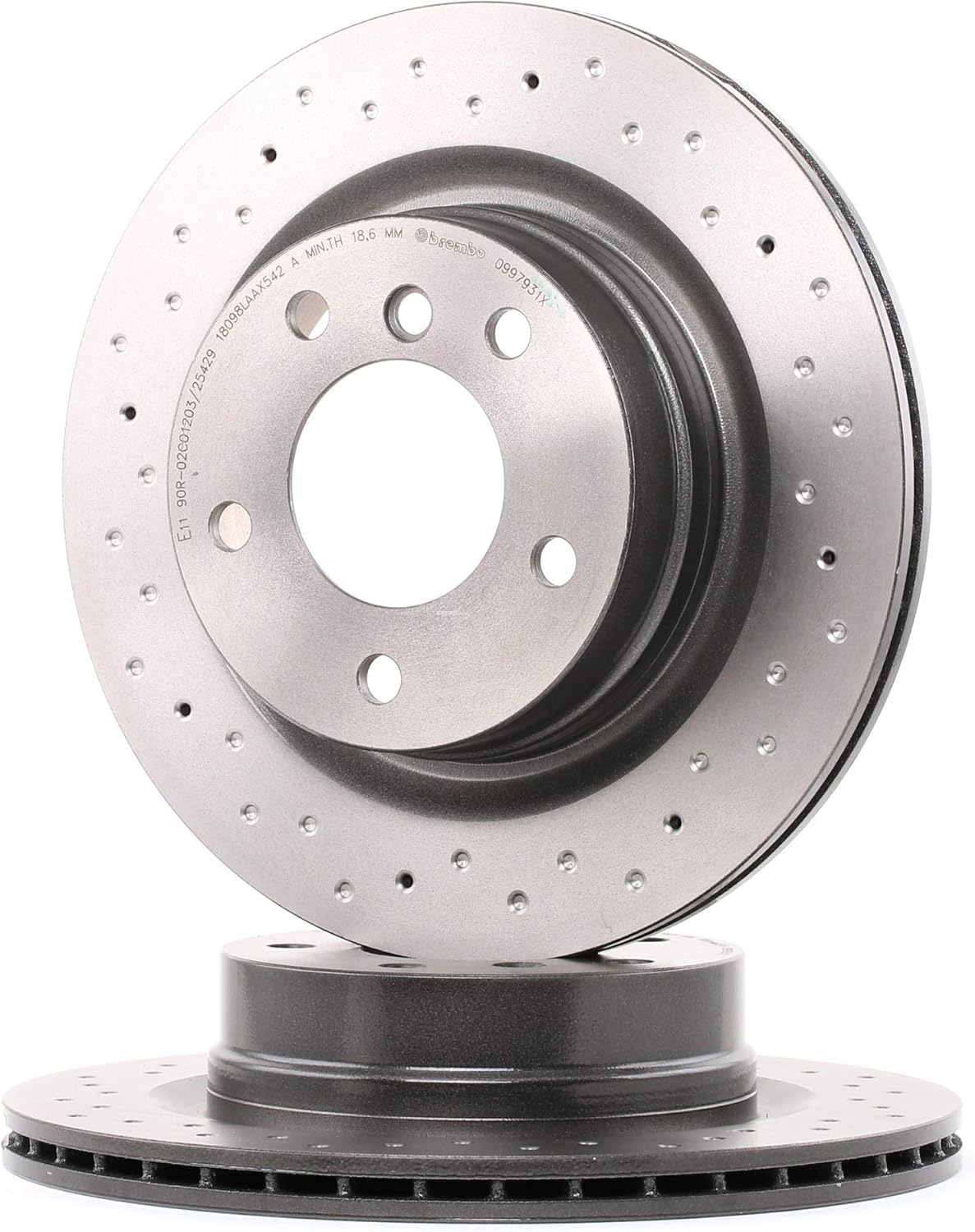 Amazon.fr : Disque de Frein Brembo Xtra Ligne - Brembo 09.9793.1X