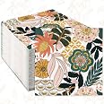 Amazon.com: AnyDesign 80Pcs Vintage Boho Floral Paper Napkins ...