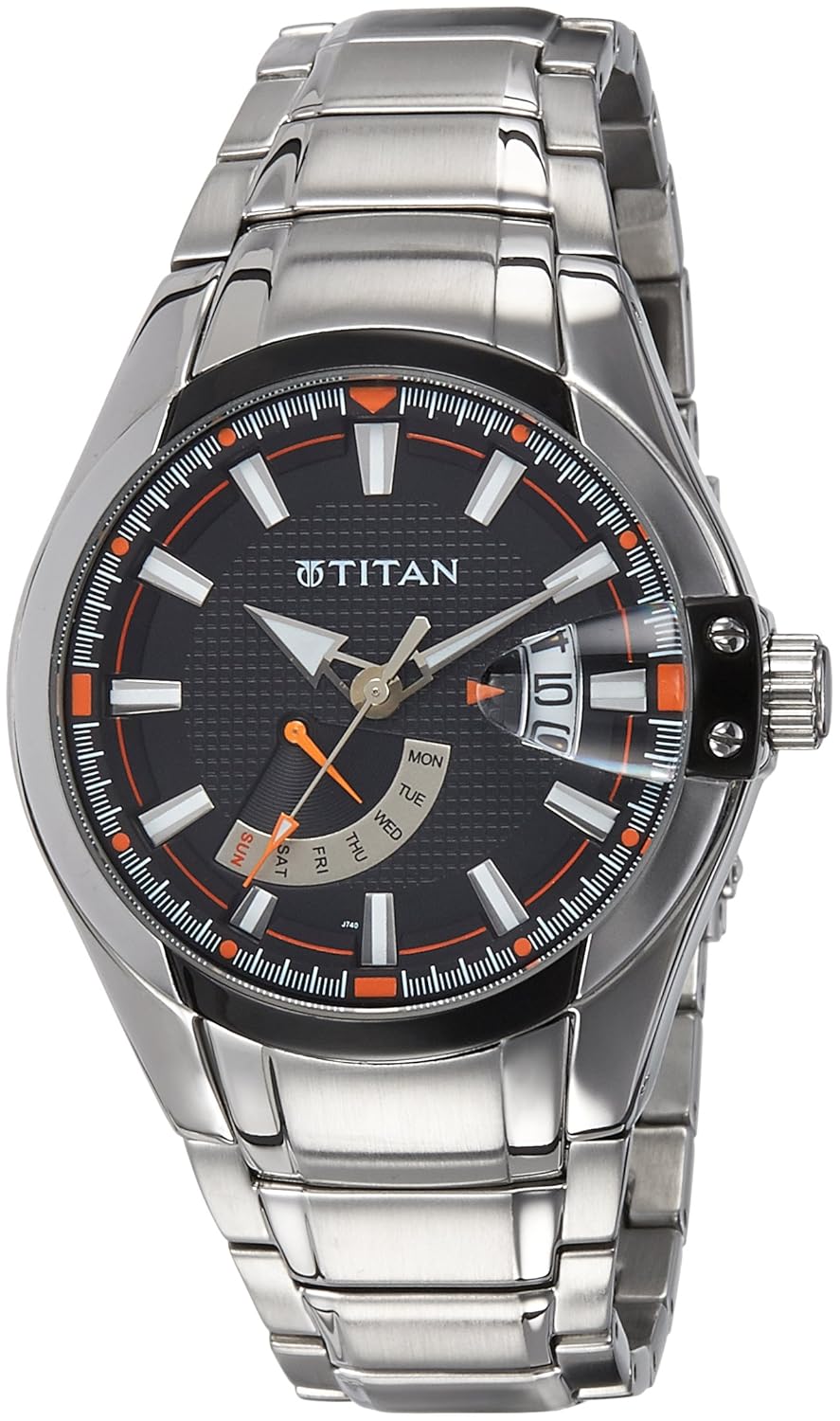 Buy Titan Analog Black Dial Men's Watch - 9213SM02 at Amazon.in