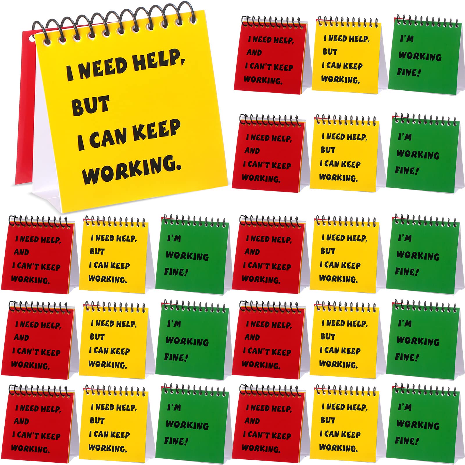 Jutom 24 Pcs I Need Help Mini Flip Chart for Teacher Need Classroom ...