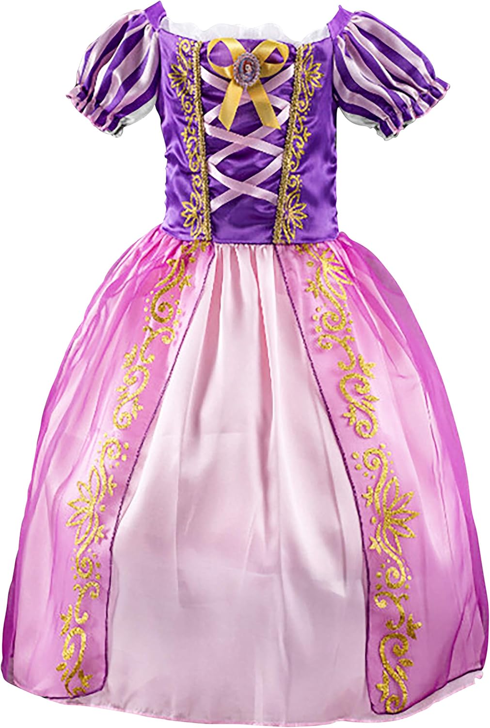 Beunique Robe De Princesse Costume De Raiponce Pour Petites Filles