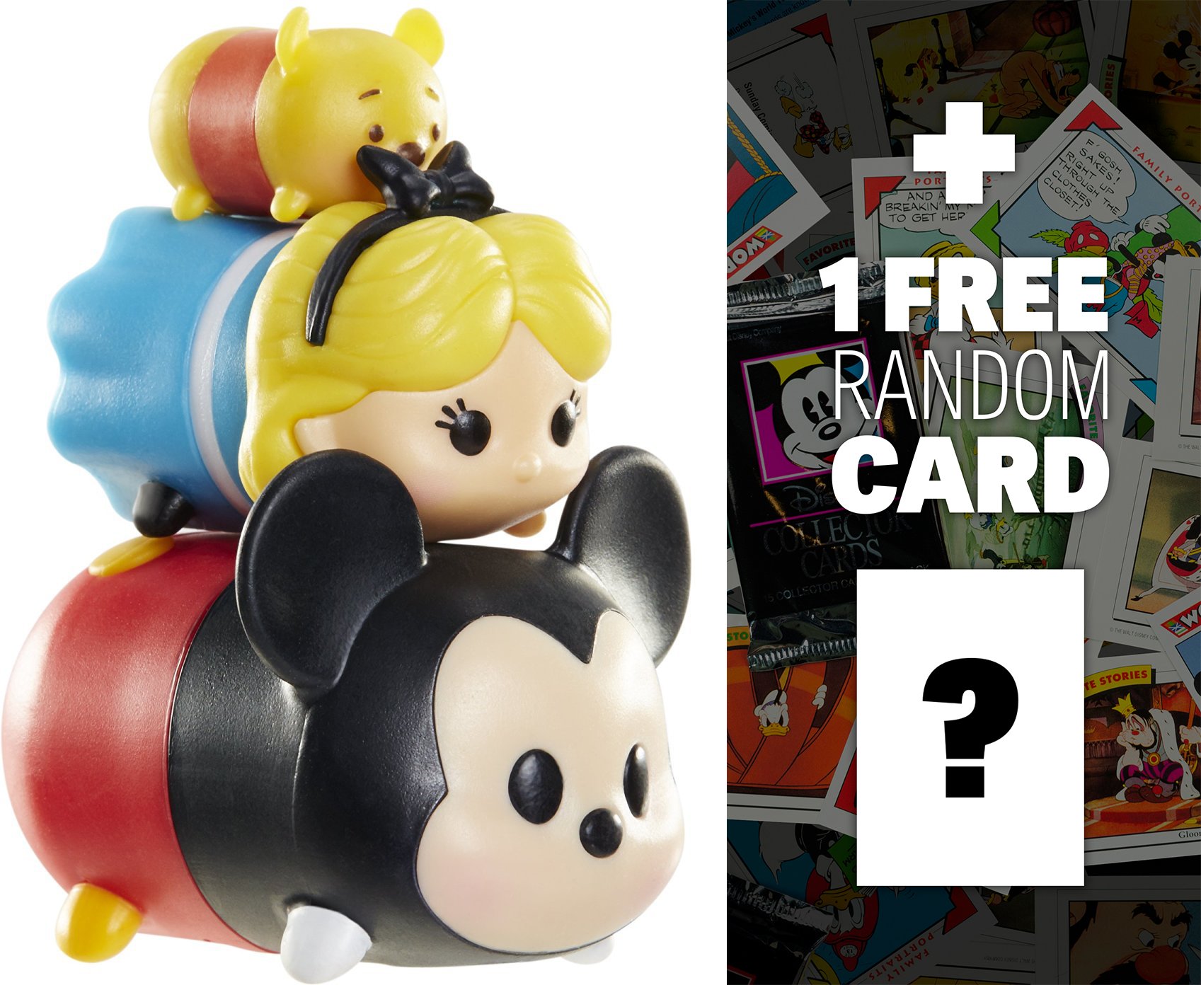 Buy Disney TSUM TSUM Mickey, Alice, Winnie The Pooh 3-Micro-Figure Pack ...