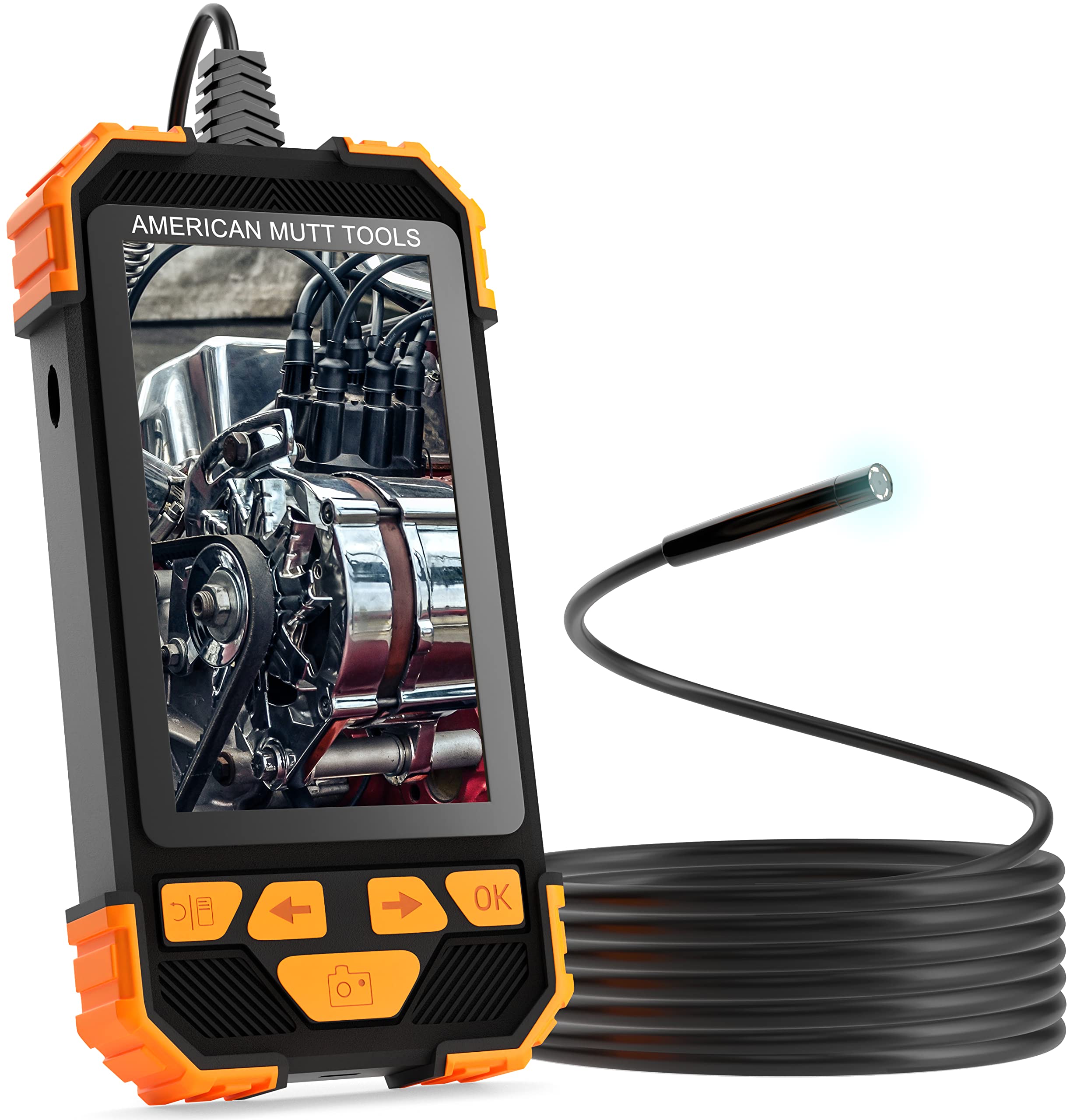 Mua AMERICAN MUTT TOOLS Fiber Optic Camera Snake - 6.5FT 5.5mm 1080p HD ...