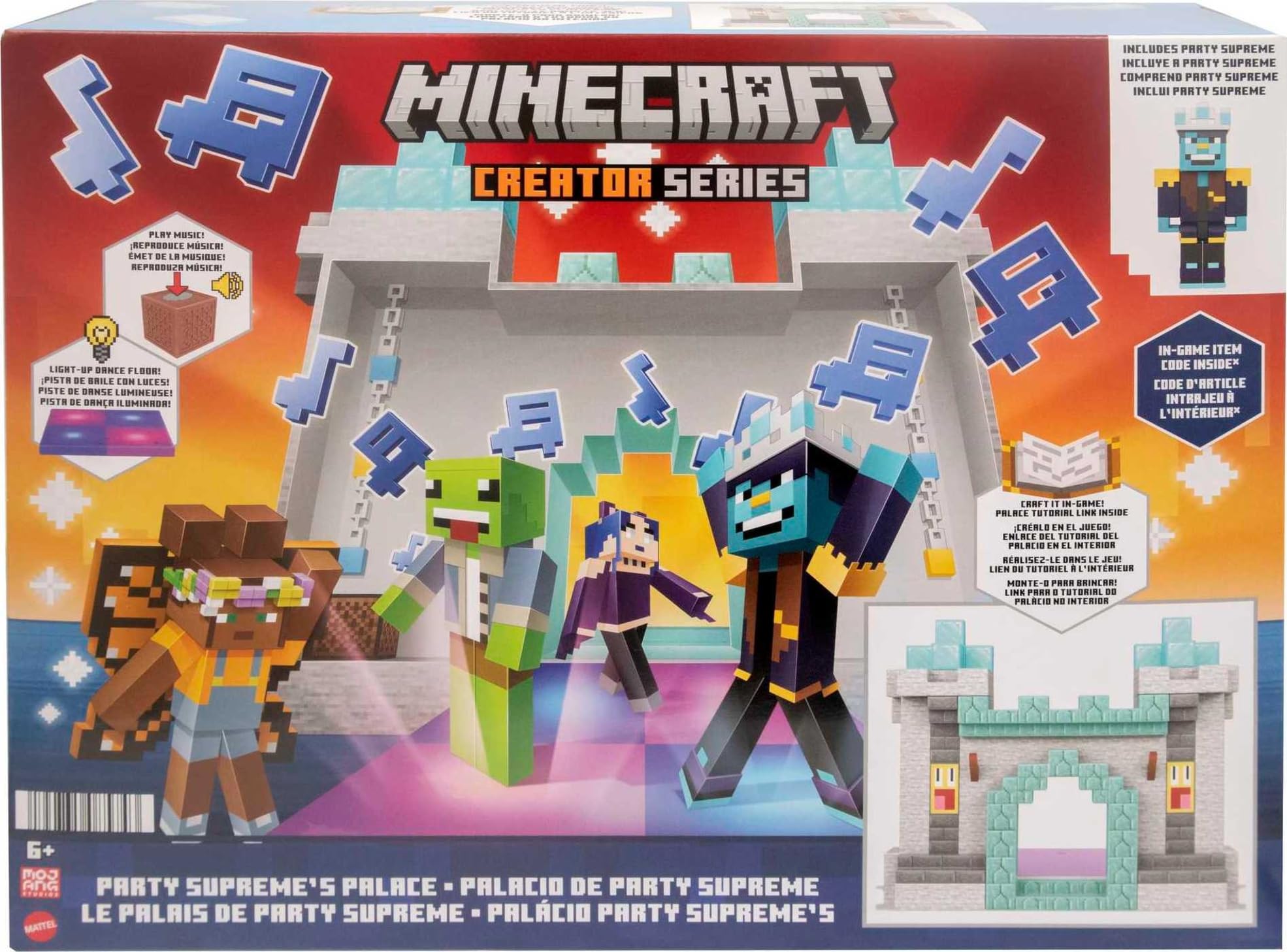Mua Mattel Minecraft Creator Series Playset Party Supreme’s Palace Toy ...
