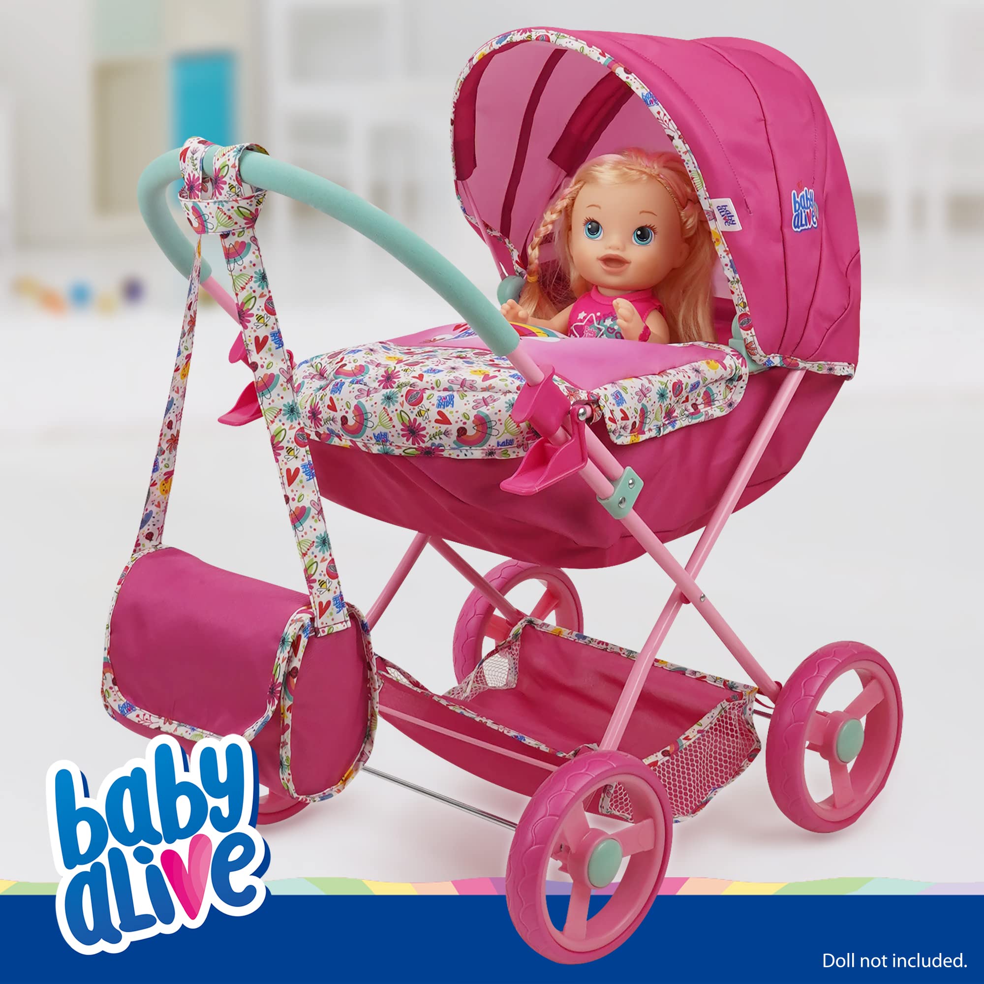 Mua Deluxe Classic Doll Pram - Pink & Rainbow - includes Matching ...