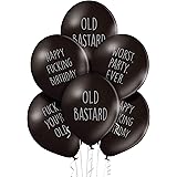 Amazon.com: Funny Party Pieces Abusive Birthday Balloons - Pack of 12 ...