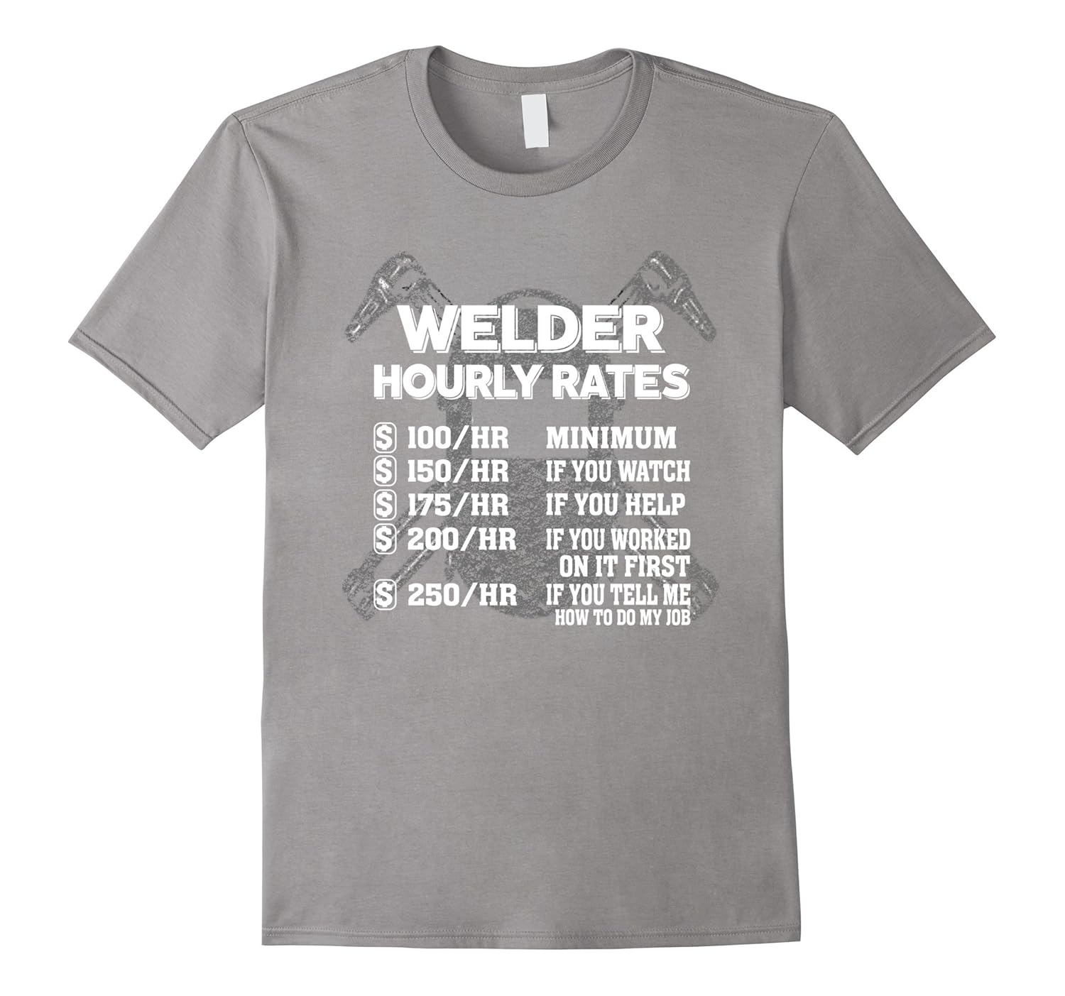 Welder Hourly Rate Funny Welding T-Shirt-Art – Artvinatee