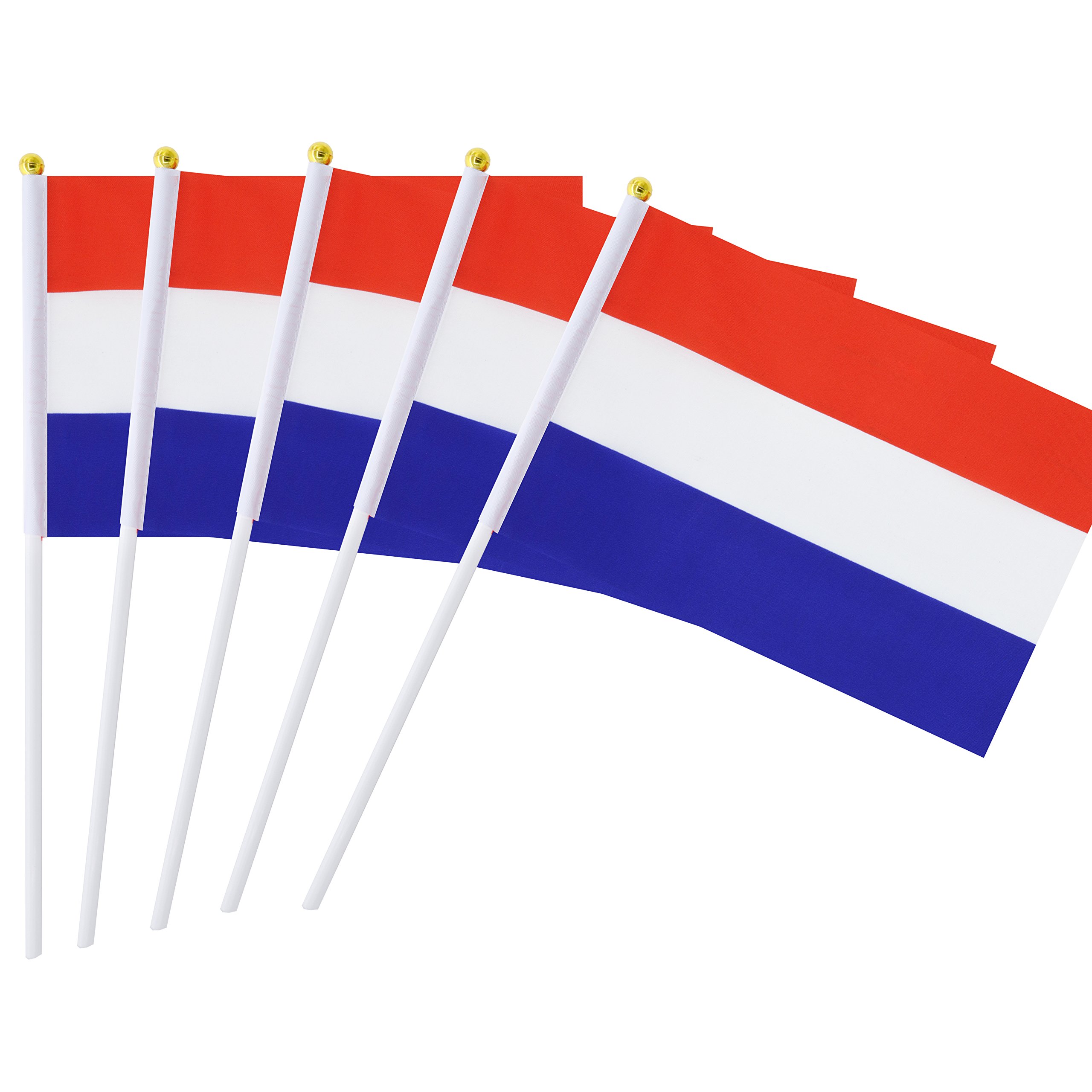 25 Pack Hand Held Small Mini Flag Netherlands Flag Dutch Flag Stick ...