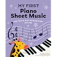 Amazon.com: My First Piano Sheet Music: Easy, Fun-to-Play Popular Songs ...