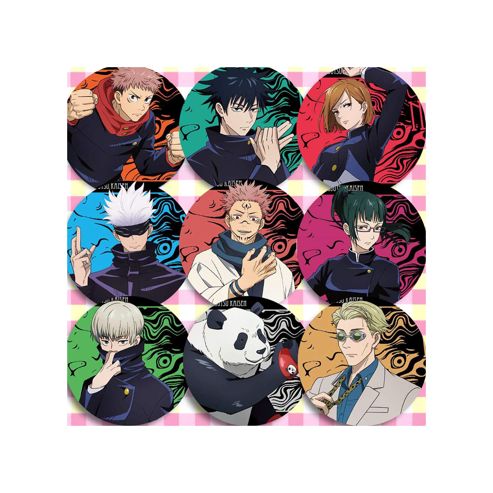 Sukuna pins 9 PCS Sukuna button pin Sukuna Pins Button badge in Kenya ...