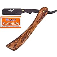 aashta Porta Navaja para barbero con cajita de 10 filos : Amazon.com.mx ...