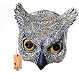 Amazon.com: YU FENG Half Face Owl Mask Halloween Masquerade Stage ...