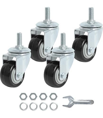 Casters For Wire Shelving, Stem Casters Set Of 4, Bhutan
