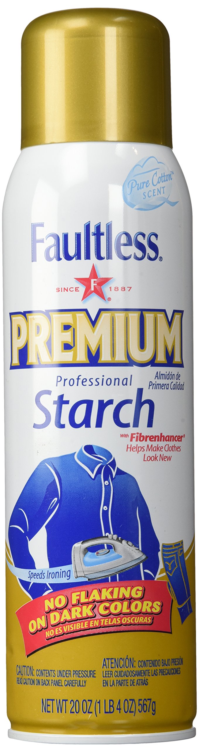 Amazon.com : Faultless Heavy Starch 20 Oz - Pack of 12 : Laundry Starch ...