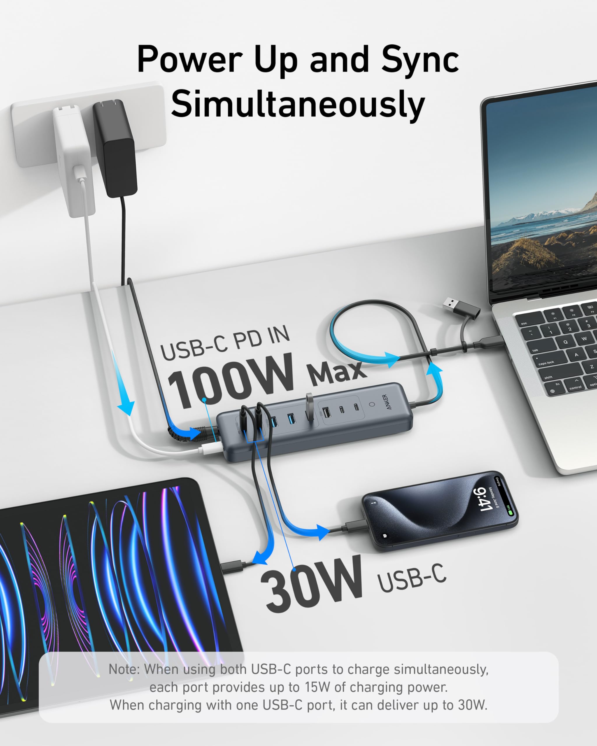 Mua Anker USB-C Hub,11-in-1 10Gbps Data Hub with 4 USBA and 4 USBC ...
