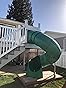 Amazon.com: Tall Spiral Tube Slide - Left Exit, Green - Mounts to 5 Ft ...