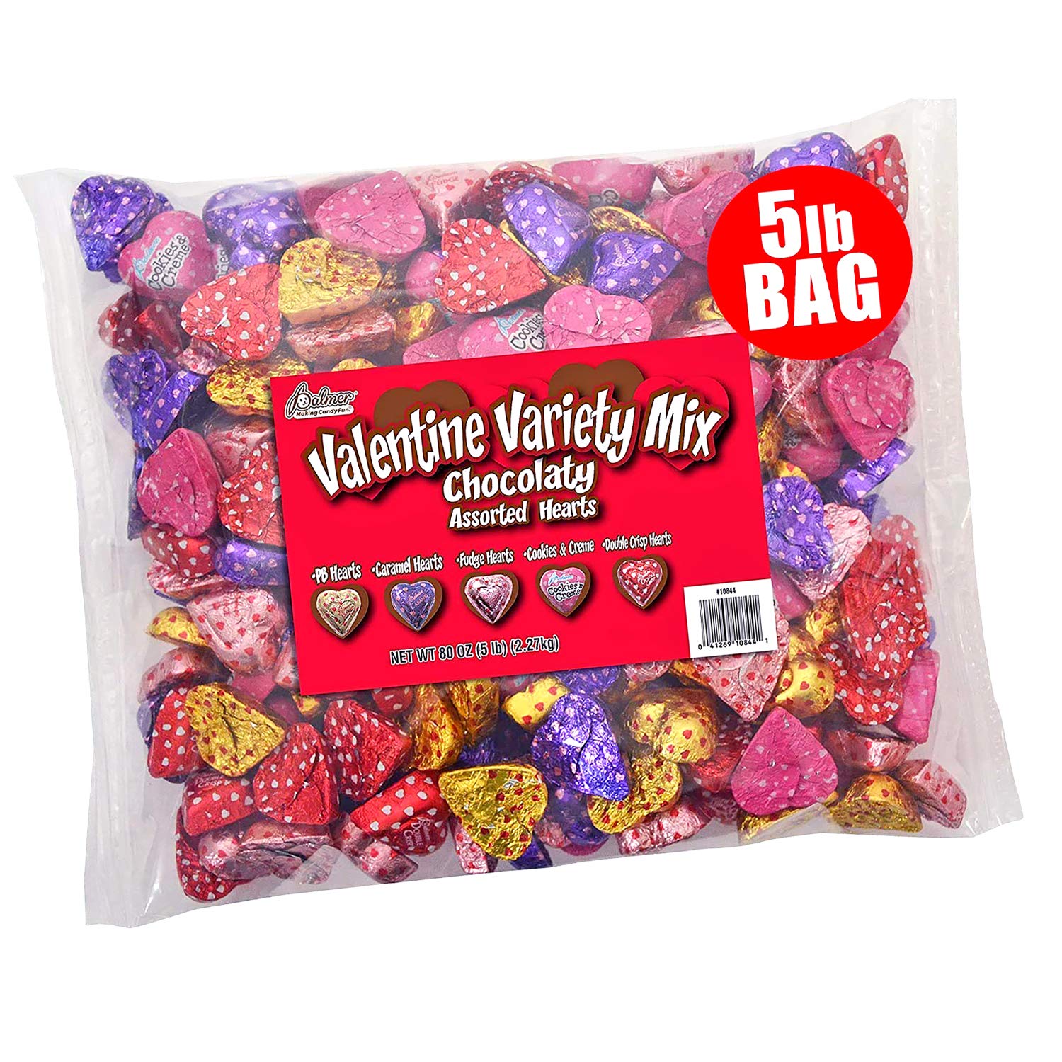 Amazon.com : R.M Palmer Valentine Variety Mix, Bulk Bag of Peanut ...