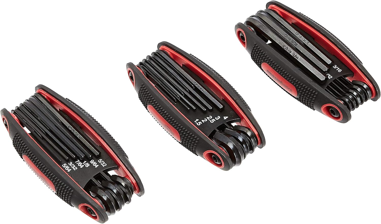 Amazon Basics Folding Hex Key Set – 3-Pack, Metric/SAE/TORX – BigaMart