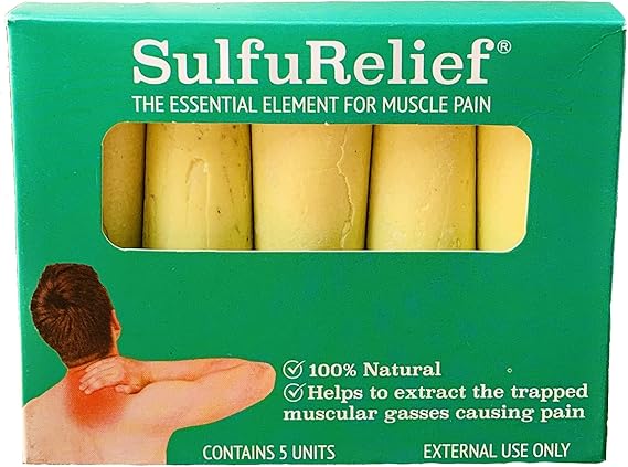 Amazon.com: Sulfur Bars - Barras de Azufre - Sulphur Rods - Alternative ...