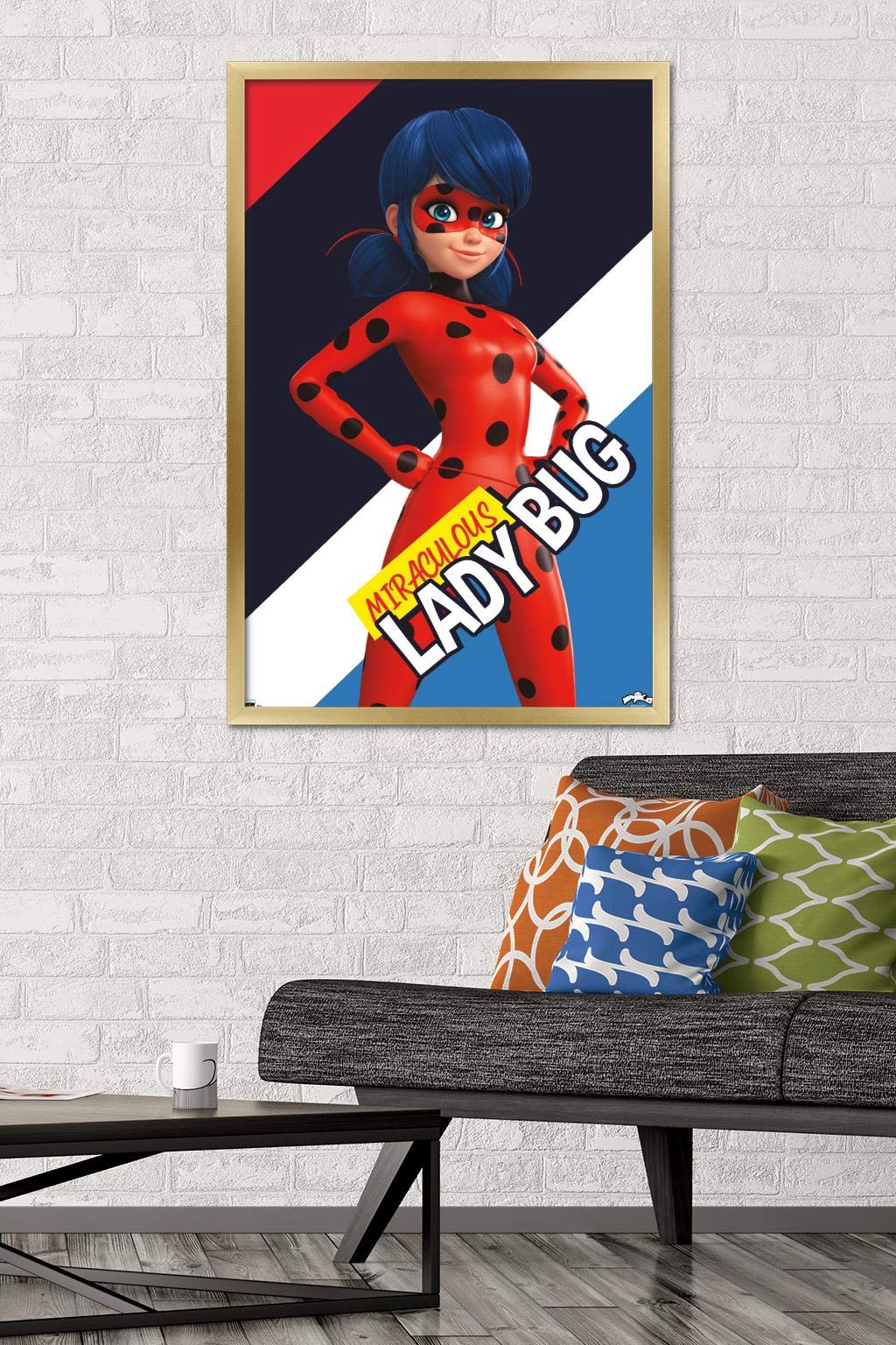 Trends International Miraculous-Ladybug Wall Poster, 22.375 In X 34 In ...